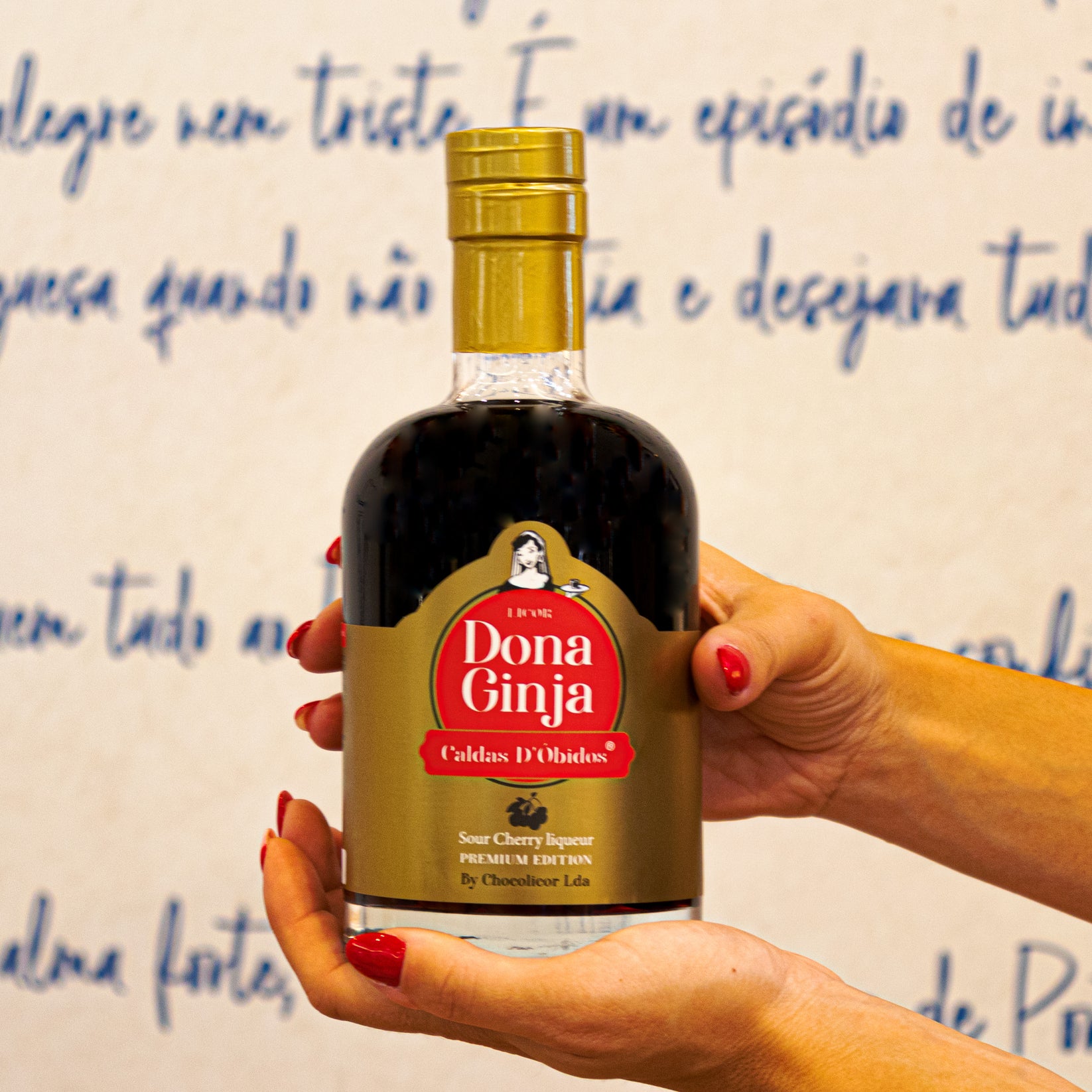 Chocolicor - Licor Dona Ginja Premium - Caldas D'Óbidos – Chocolicor ...